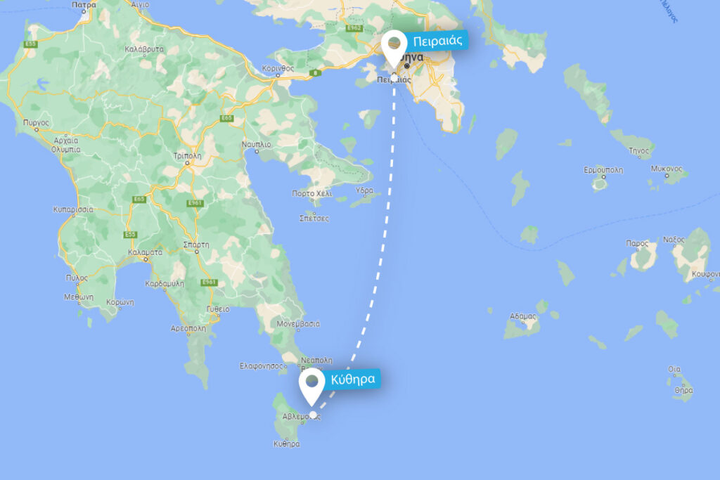 Πειραιάς -> Κύθηρα Ακτοπλοϊκά & Δρομολόγια (2026) - Simferry
