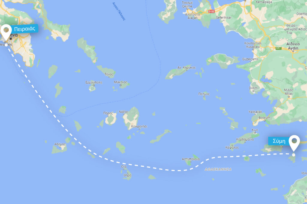 Πειραιάς -> Σύμη Ακτοπλοϊκά & Δρομολόγια (2025) - Simferry