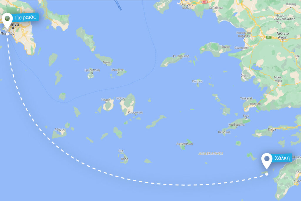 Πειραιάς -> Χάλκη Ακτοπλοϊκά & Δρομολόγια (2026) - Simferry